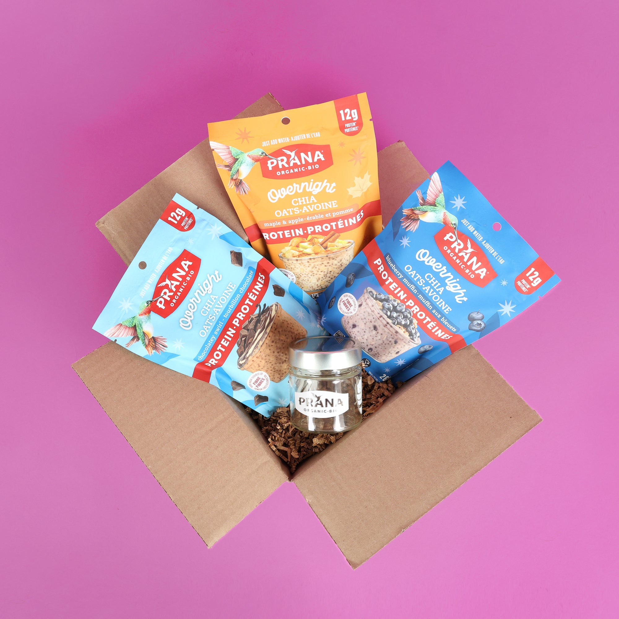 Overnight Chia-Oats with Protein Box – Prana Foods