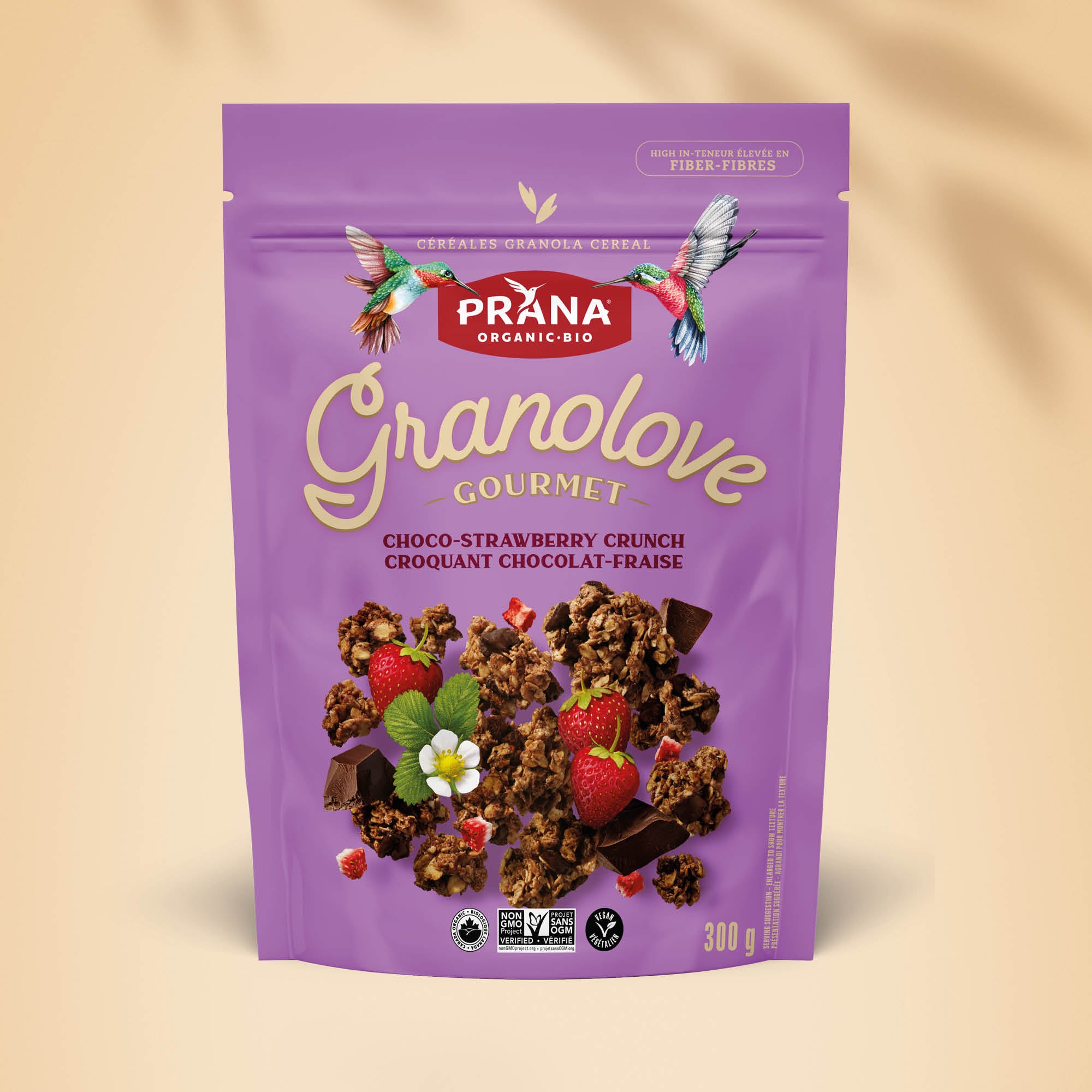 GRANOLOVE GOURMET – Choco-Strawberry Crunch Granola – Prana Foods