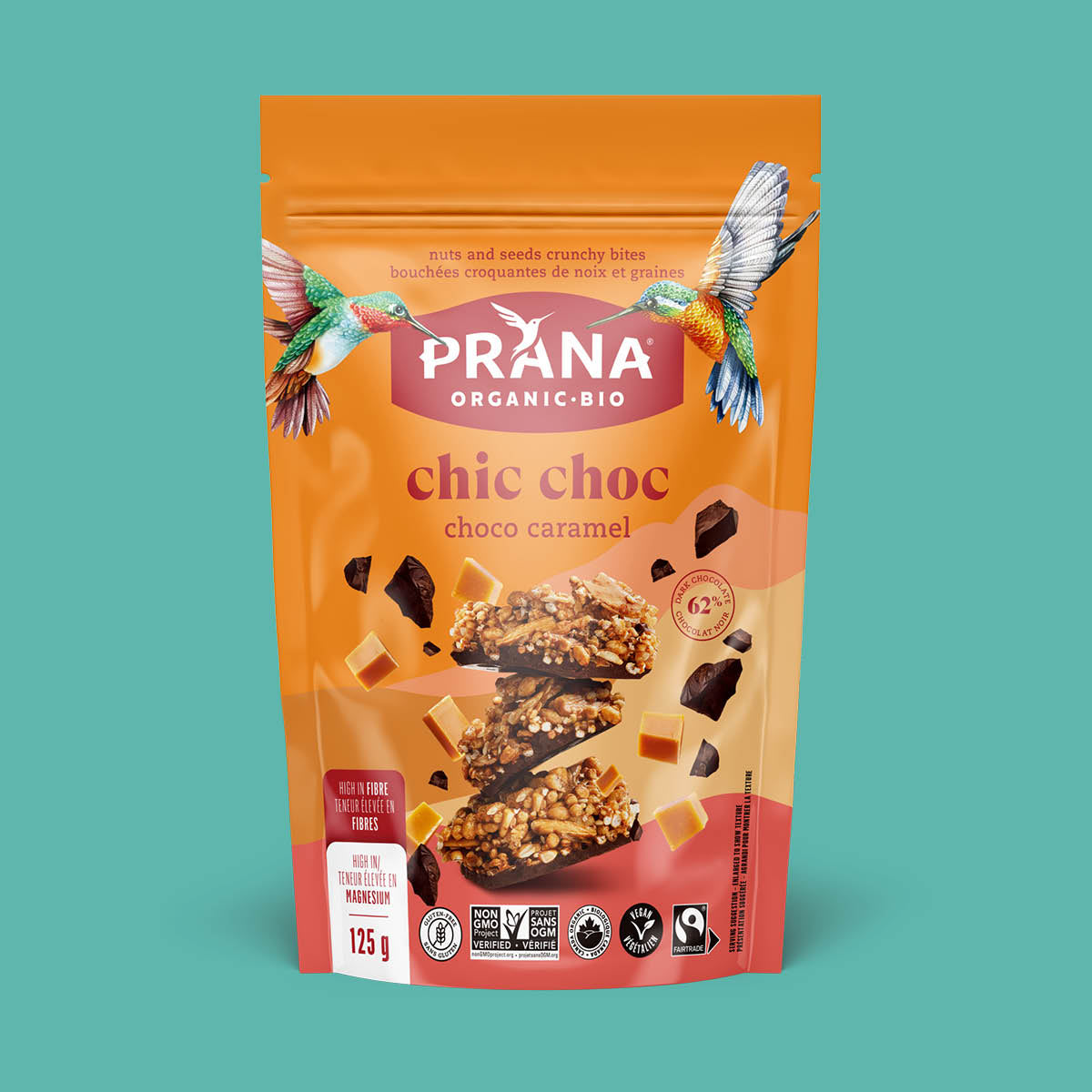 CHIC CHOC Organic Chocolate Caramel Crunchy Bites – Prana Foods