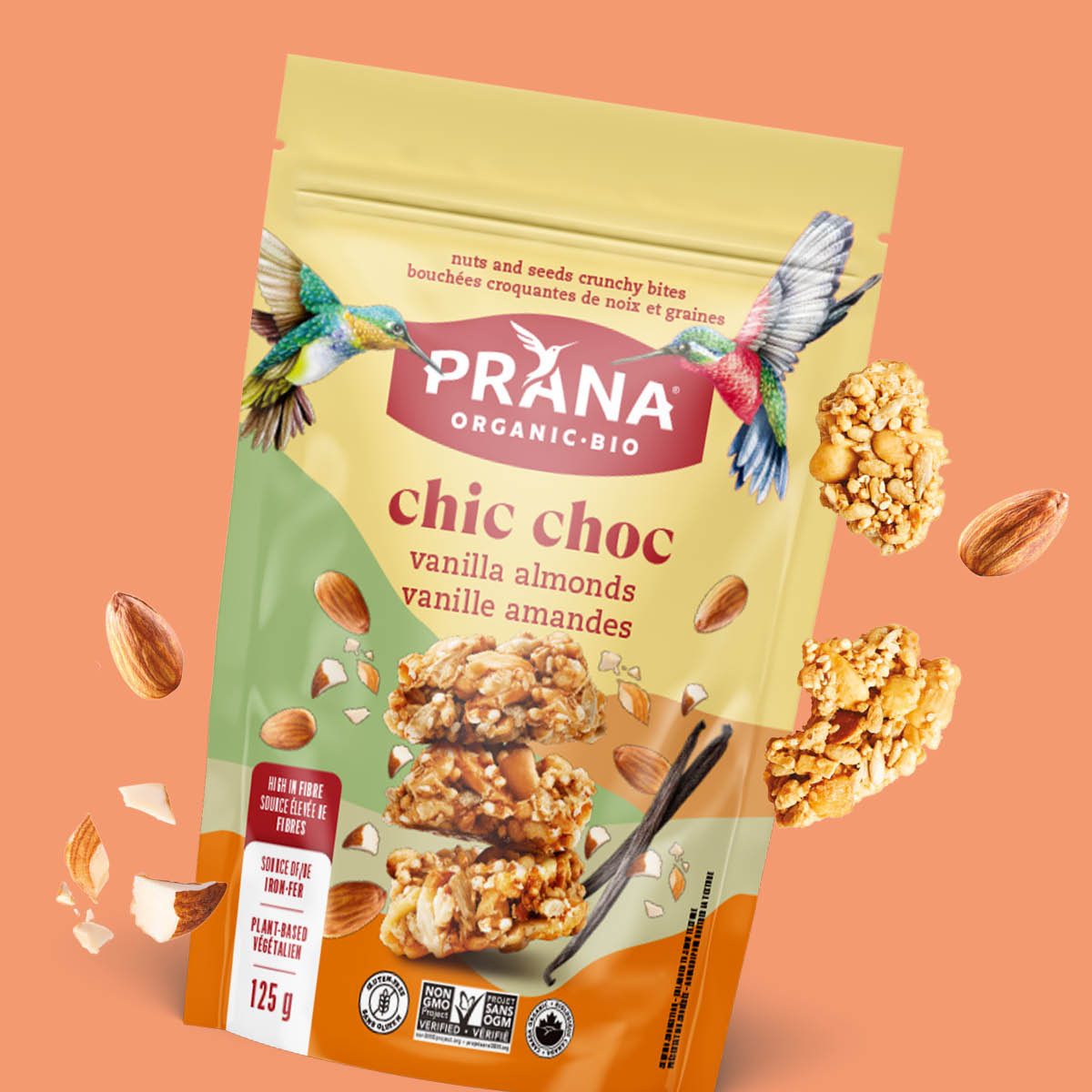 CHIC CHOC Organic Vanilla Almond Crunchy Bites – Prana Foods