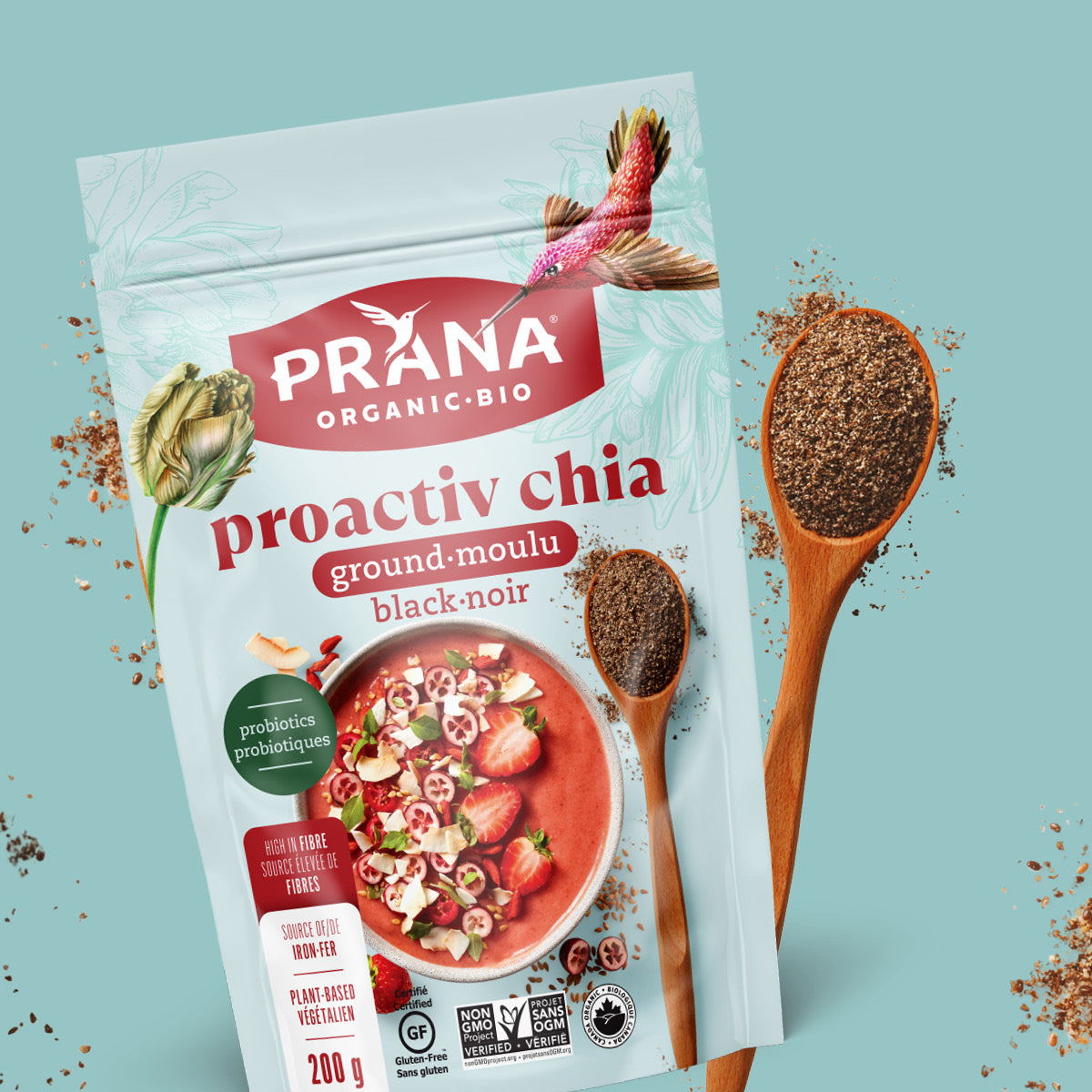 PROACTIVCHIA - Ground Black Seeds – Prana Foods